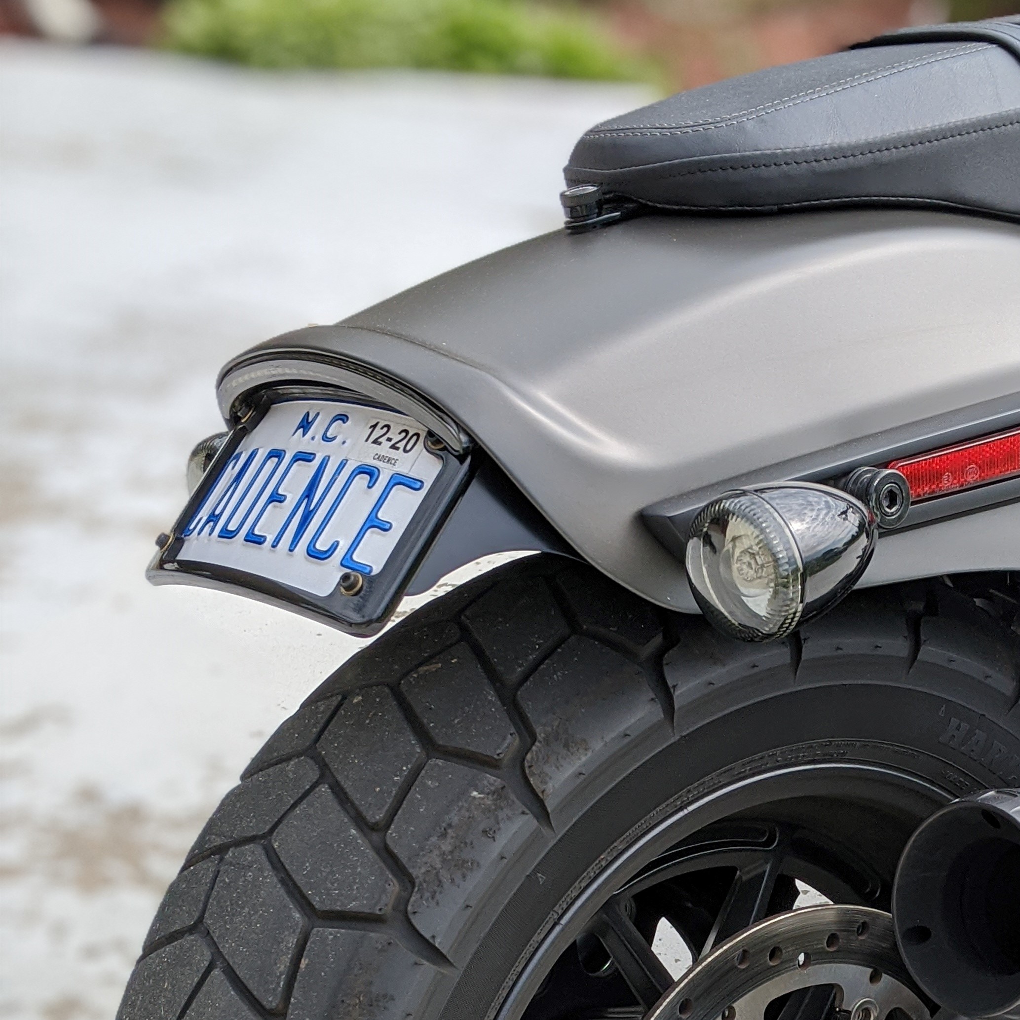 Softail LED License Plate Frames & Mounts | Custom Dynamics