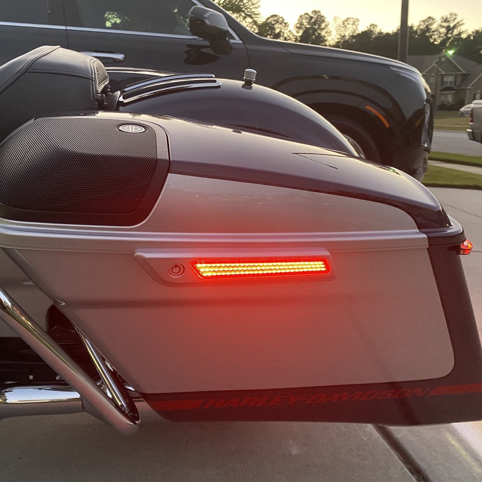 Saddlebag LED Latch Light