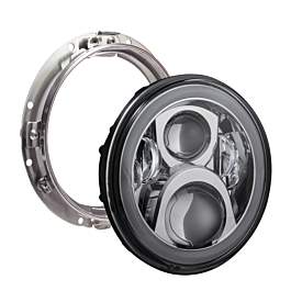 7" LED Halo Motorcycle Headlight
