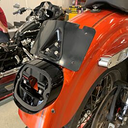 Harley Motorcycle Plate Frame Mount | Custom Dynamics