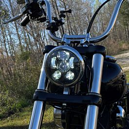 5.75" LED Motorcycle Halo Headlight