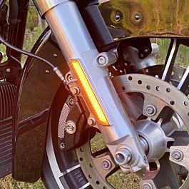 Amber LED Front Fork Lightz™ for Harley-Davidson® Motorcycles