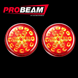 ProBEAM Red 1156 Rear LED Turn Signal Inserts | Custom Dynamics