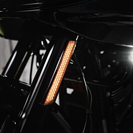 Low Rider ST Fork LED Reflectors | Harley Turn Signal Lights | Custom ...