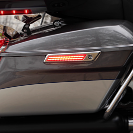 Dual Color Saddlebag LED Latch Light with Housing