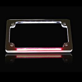LED Motorcycle License Plate Frame - Custom Dynamics