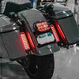 license plate relocation | Road Glide