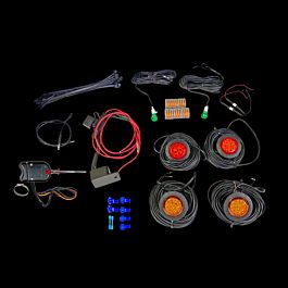 UTV Turn Signal Kit | Amber Front & Red Rear LED Signals | Custom Dynamics
