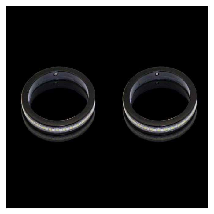 Custom Dynamics Black LED Wrap-Around Turn Signals W/Day-time Running ...