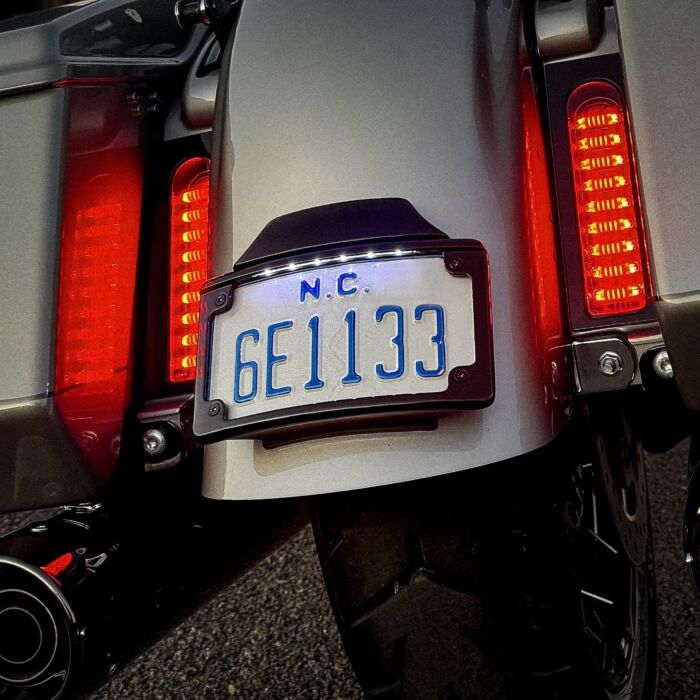 Radius LED License Plate Frame for 2023 CVO & 2024 Harley-Davidson